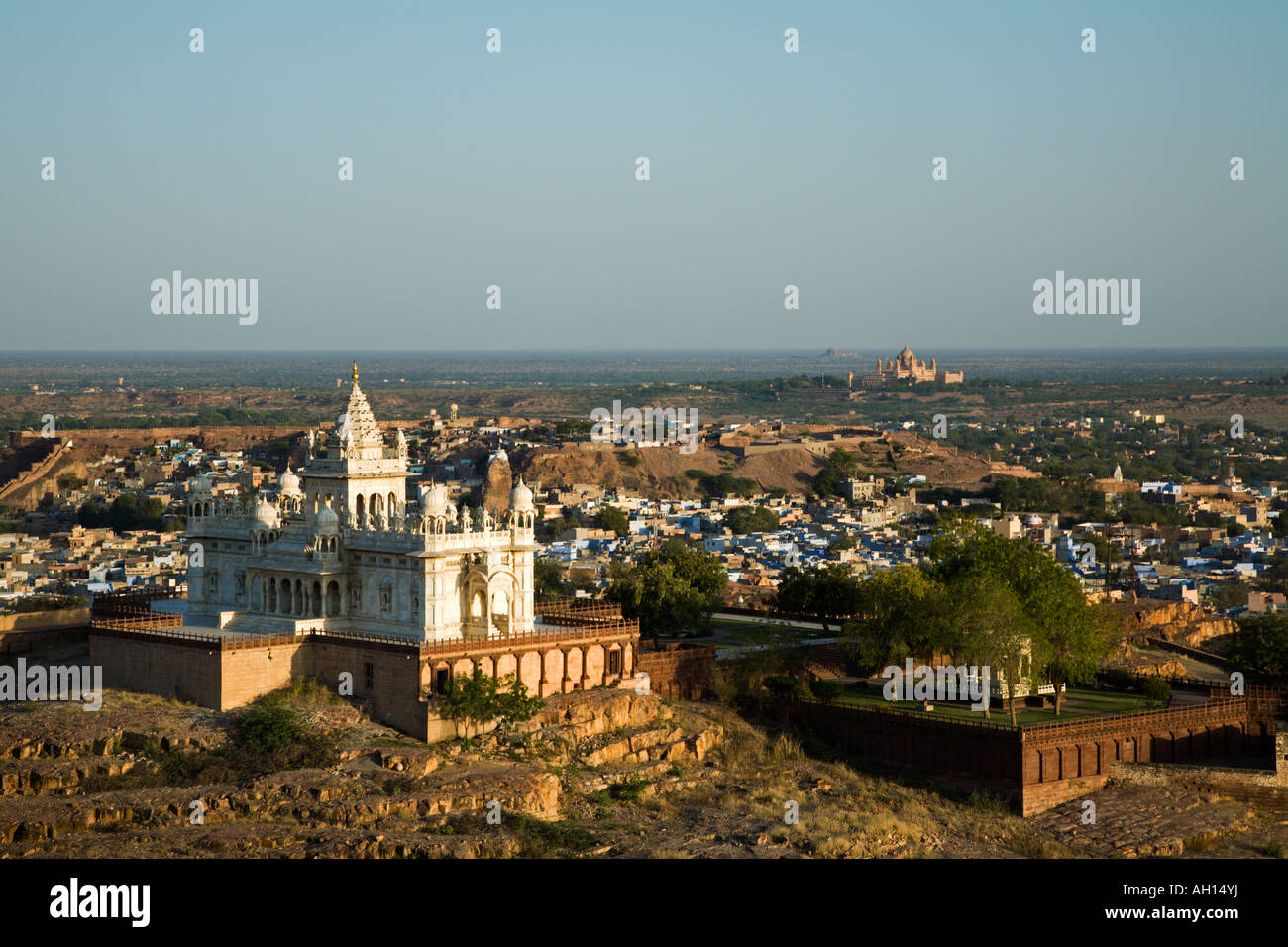India Rajasthan Jodhpur The Jaswant Thada marble cenotaph was built in ...