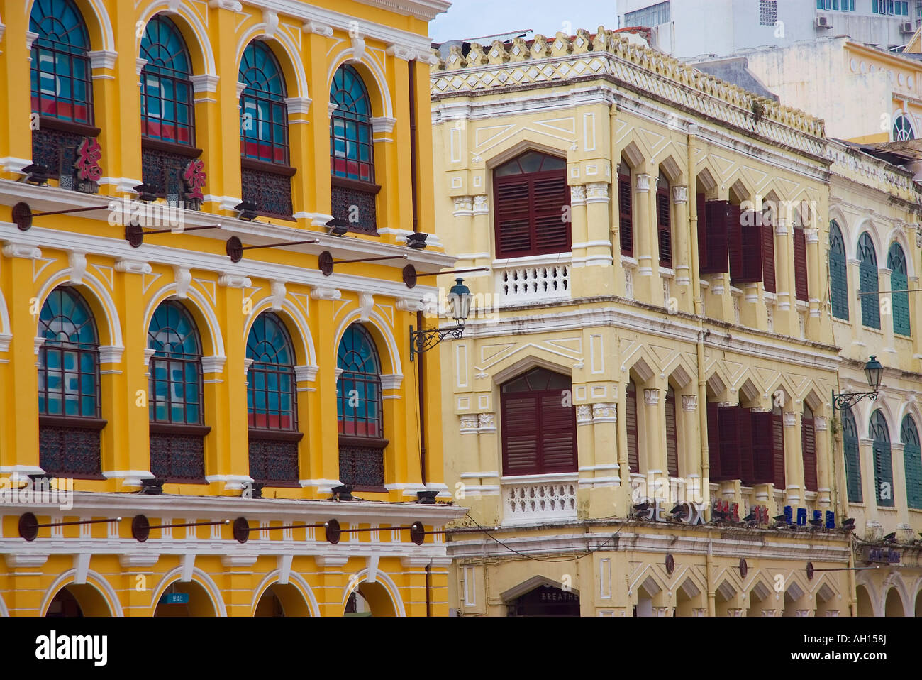Macau China Leal Senado Square Stock Photo - Alamy