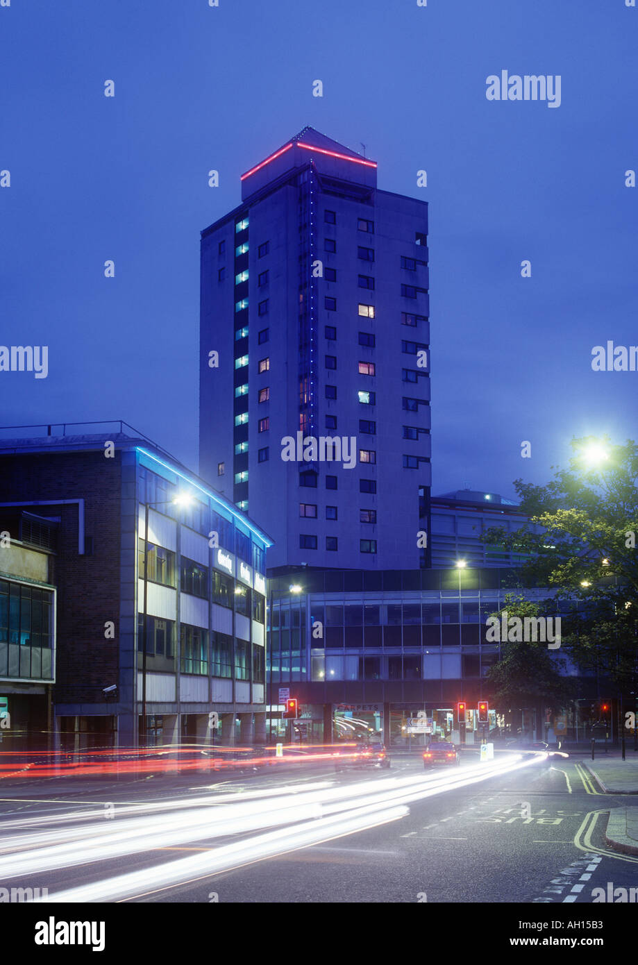 Coventry city centre towerblock England UK Stock Photo - Alamy