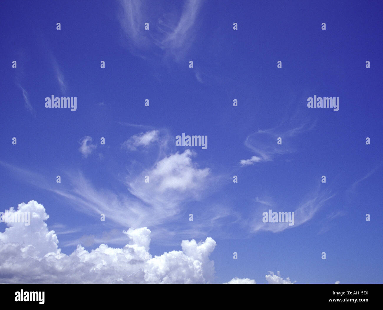 high cloud over ocean Stock Photo - Alamy