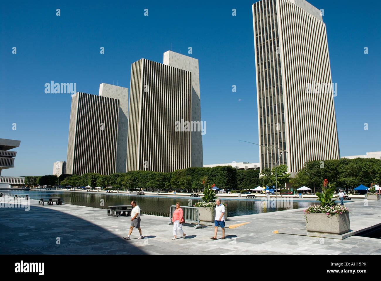 Empire State Plaza Albany New York state Stock Photo - Alamy