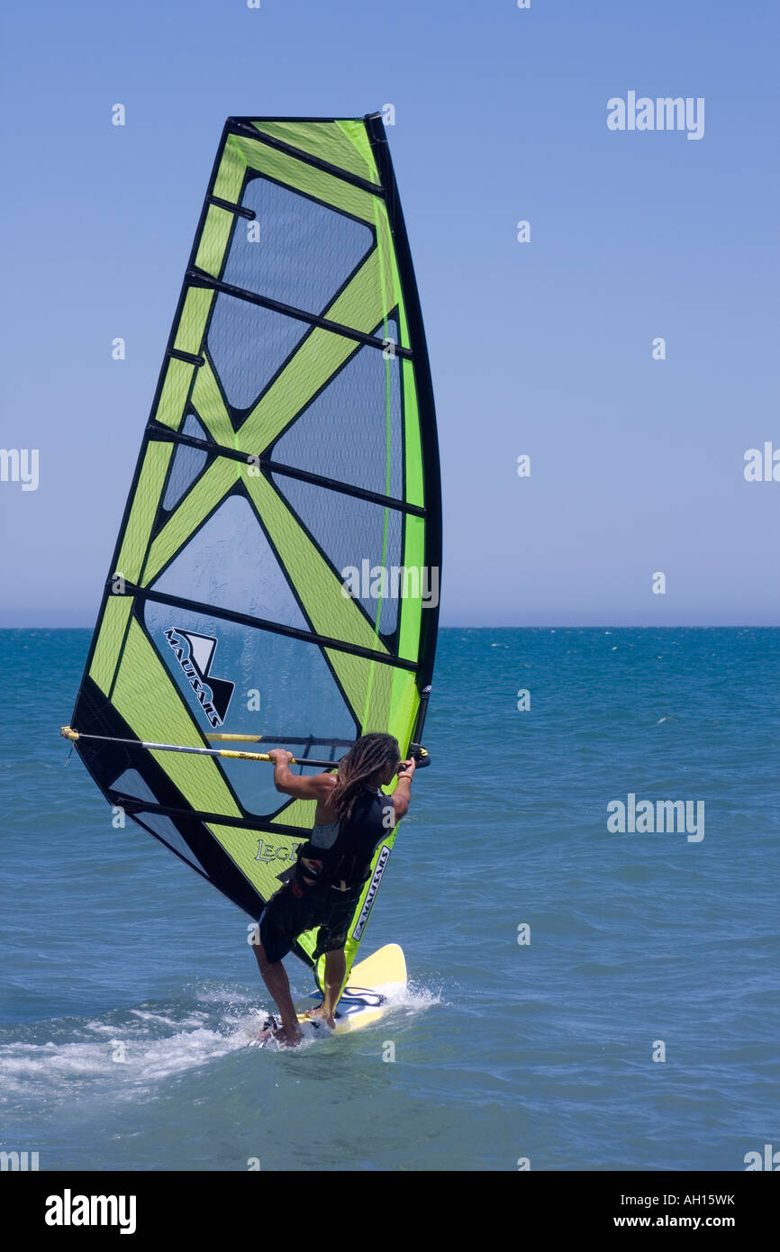 High speed windsurfer hi-res stock photography and images - Alamy