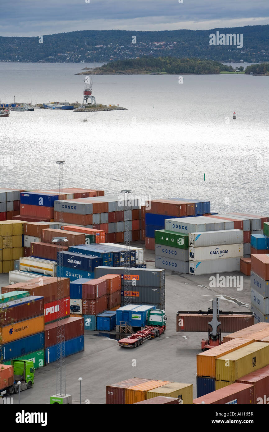 Port of Oslo Stock Photo - Alamy
