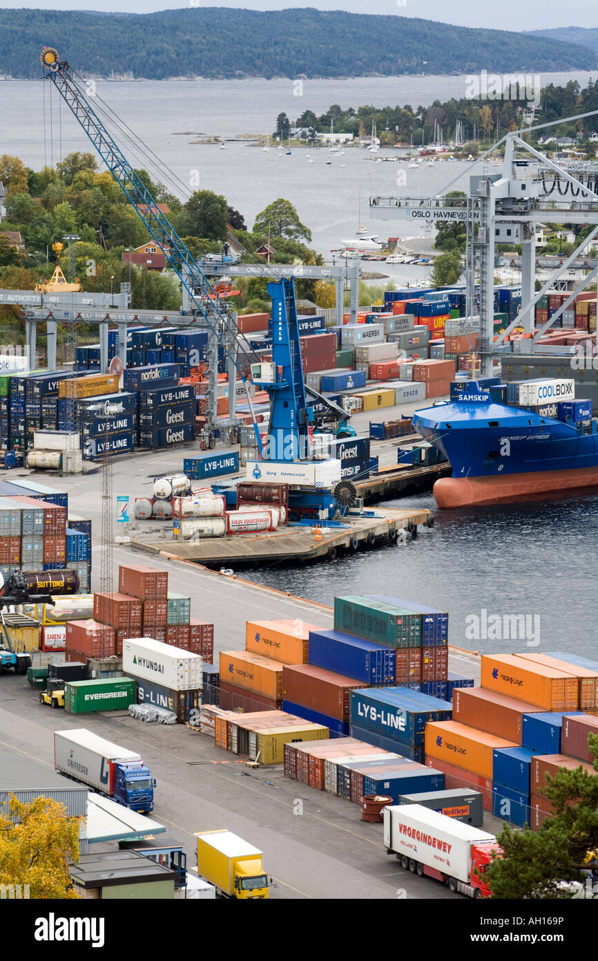 Port of Oslo Stock Photo - Alamy