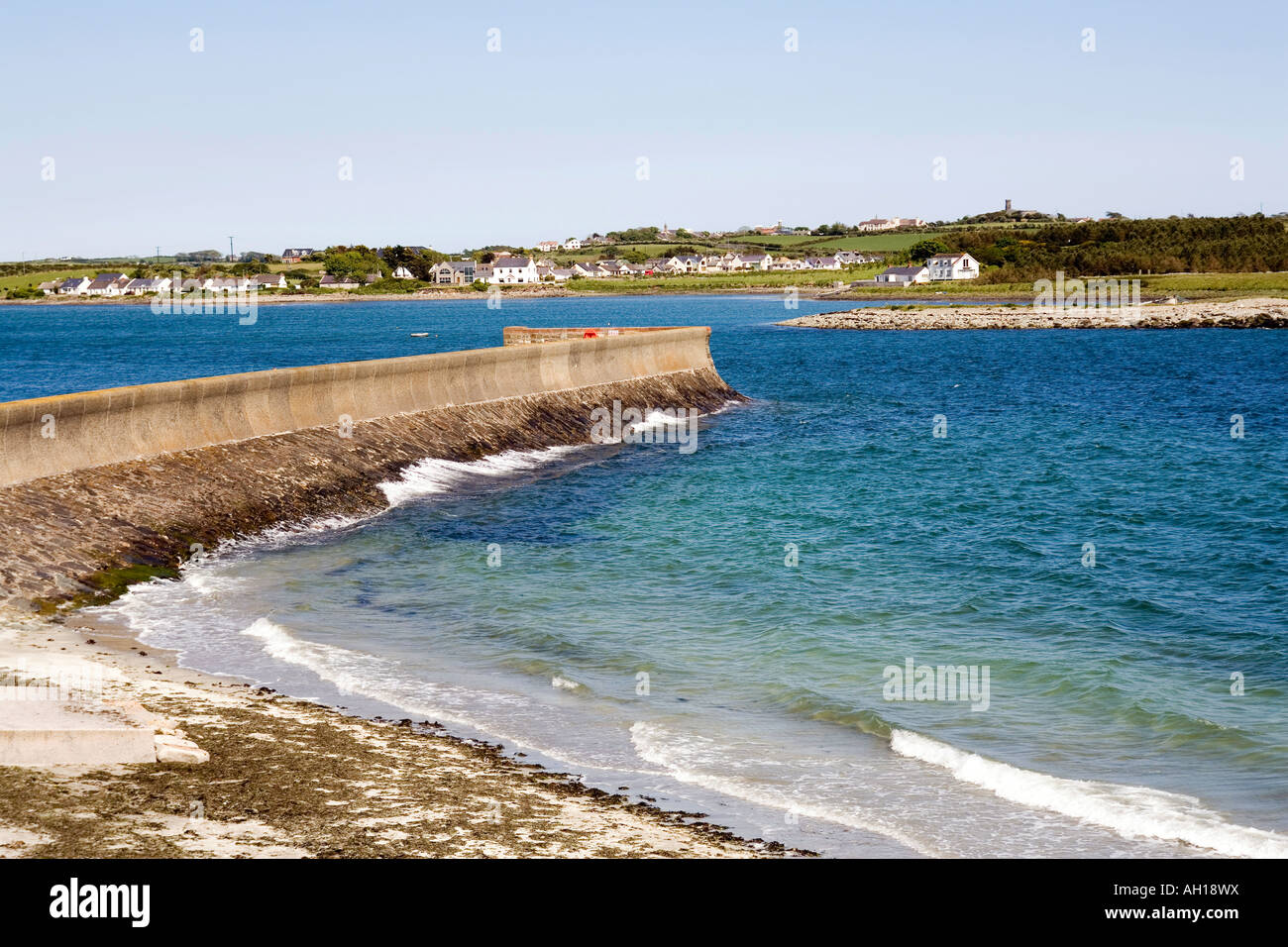 UK Northern Ireland County Down Killough pier Stock Photo - Alamy
