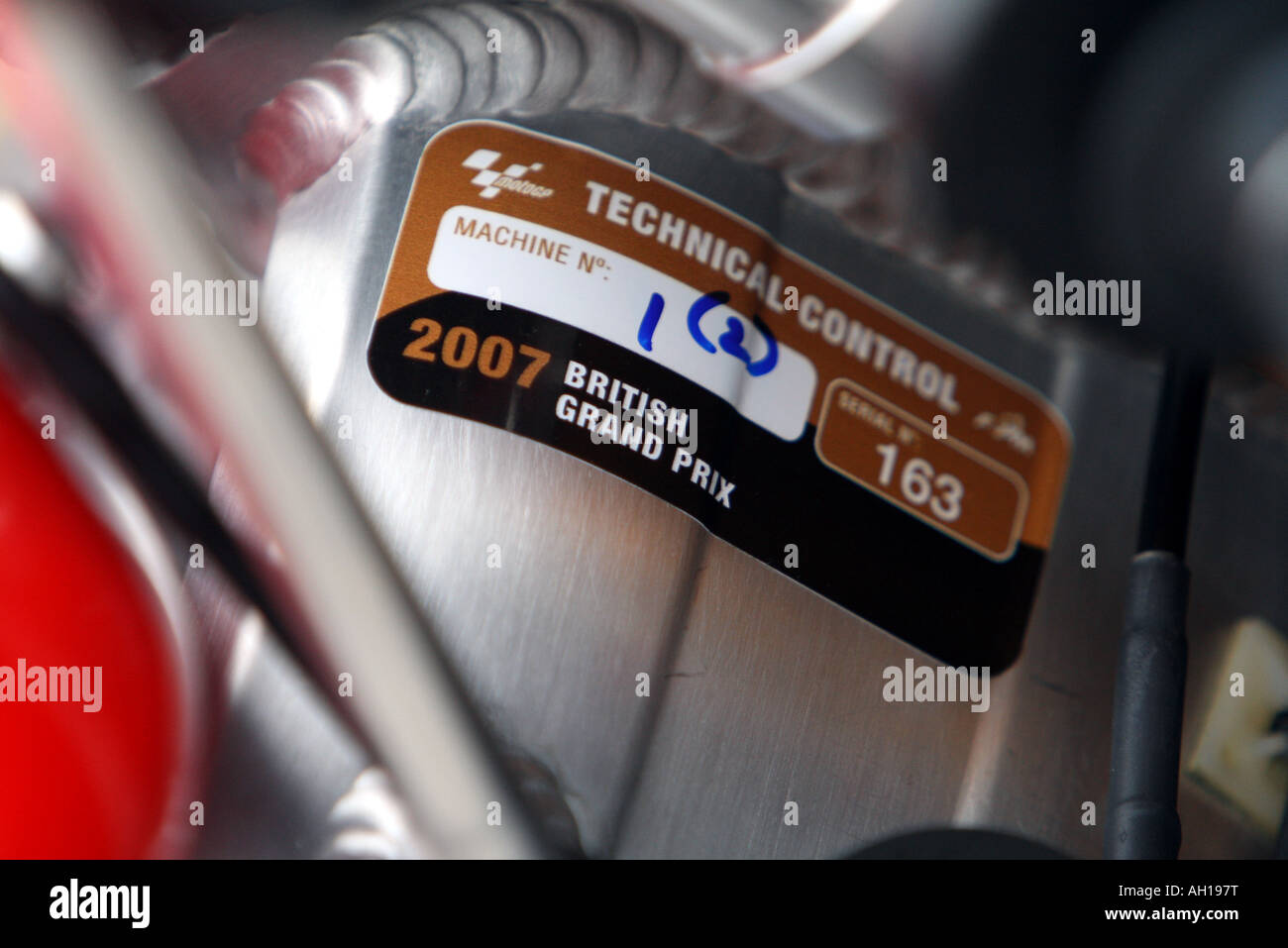 Motogp FIM Racing Sticker passed Inspection technical scruteneering ...