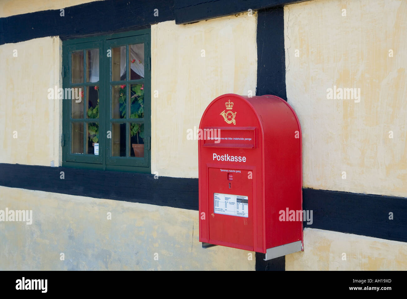Wall mounted danish Post Box Stock Photo - Alamy