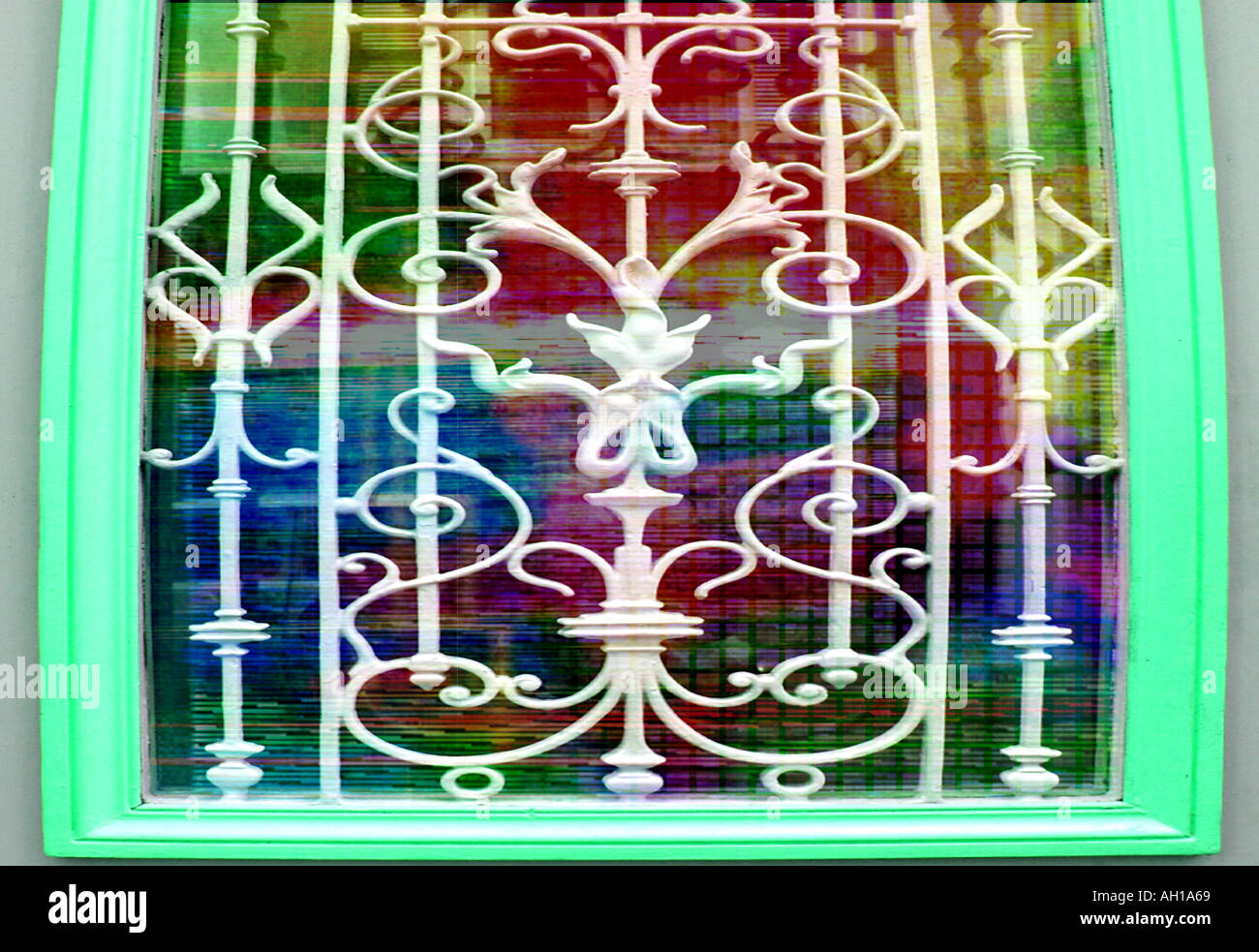 image pattern of iron grating Stock Photo - Alamy