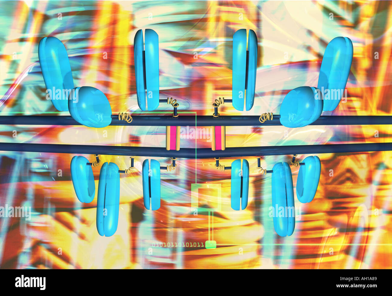 cgi abstract machine Stock Photo - Alamy