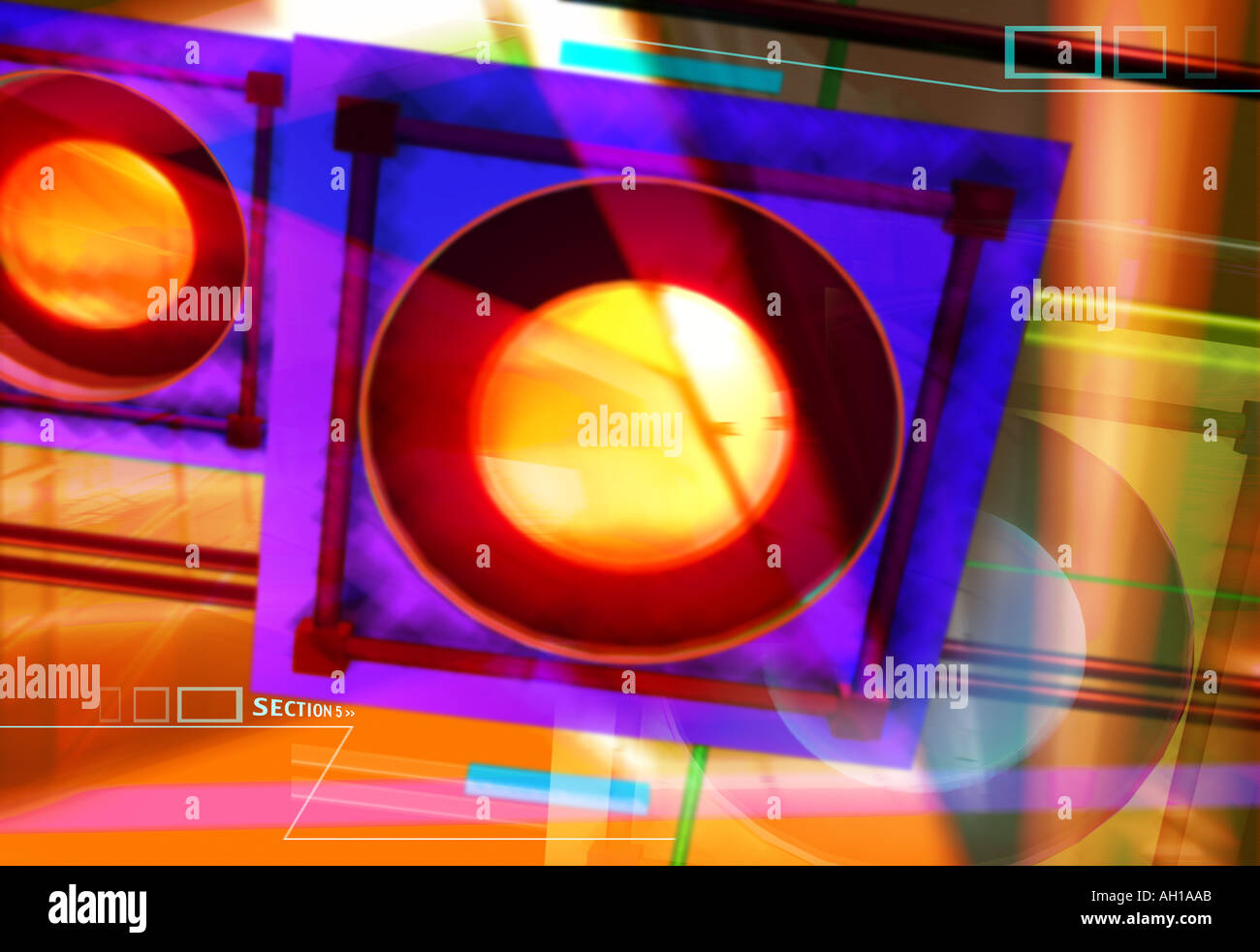 cgi pumping blocks abstract Stock Photo - Alamy