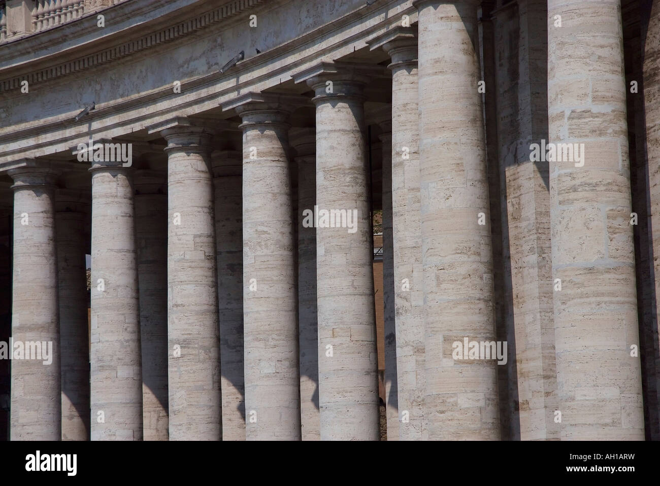 Rome Italy Basilica of Saint Peter Columns Stock Photo - Alamy