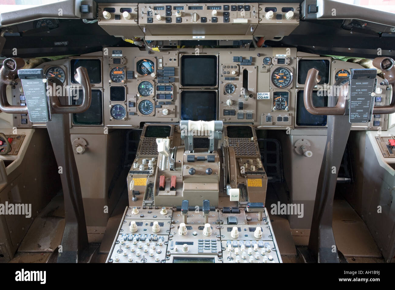 in the cockpit Stock Photo - Alamy