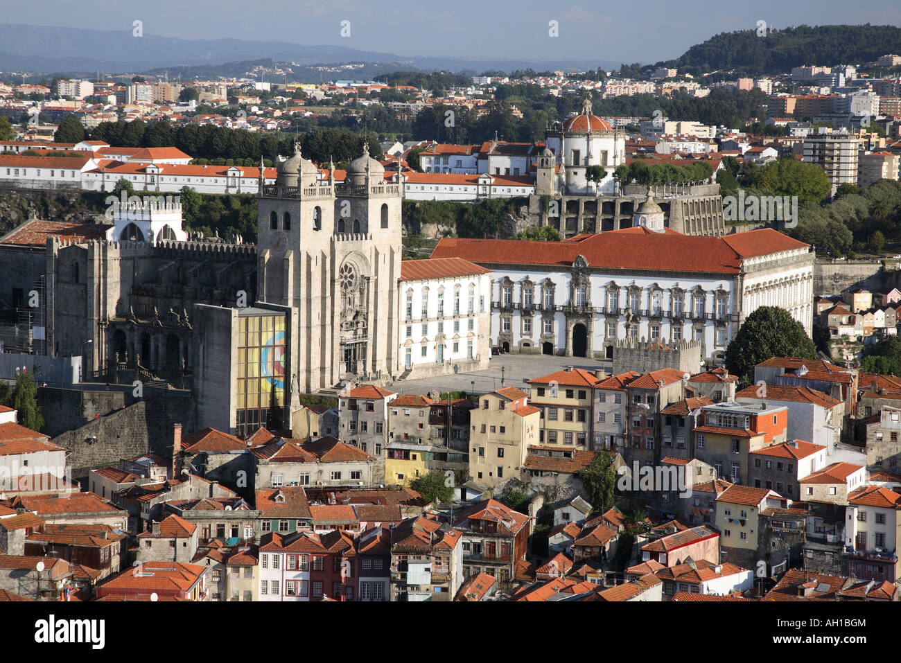 The Cathedral and Plaza Terreiro da Se Square, Porto, Douro Litoral ...