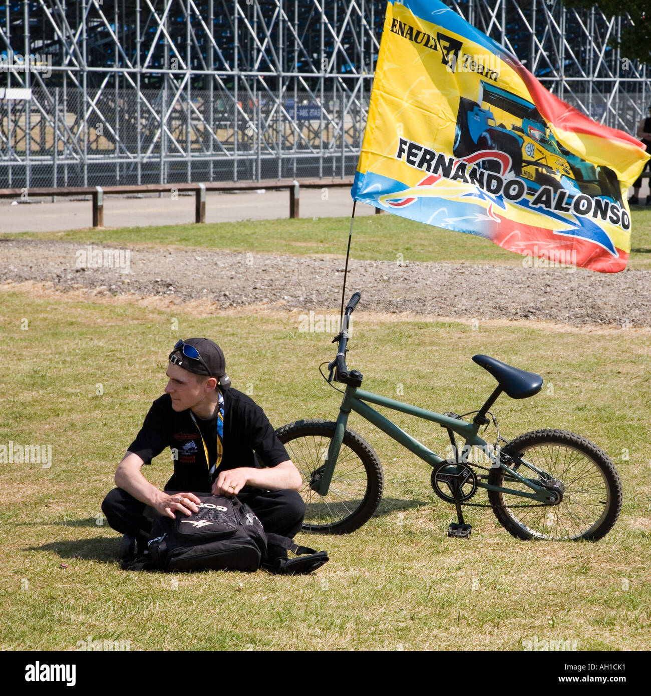 Silverstone f1 flag hi-res stock photography and images - Alamy