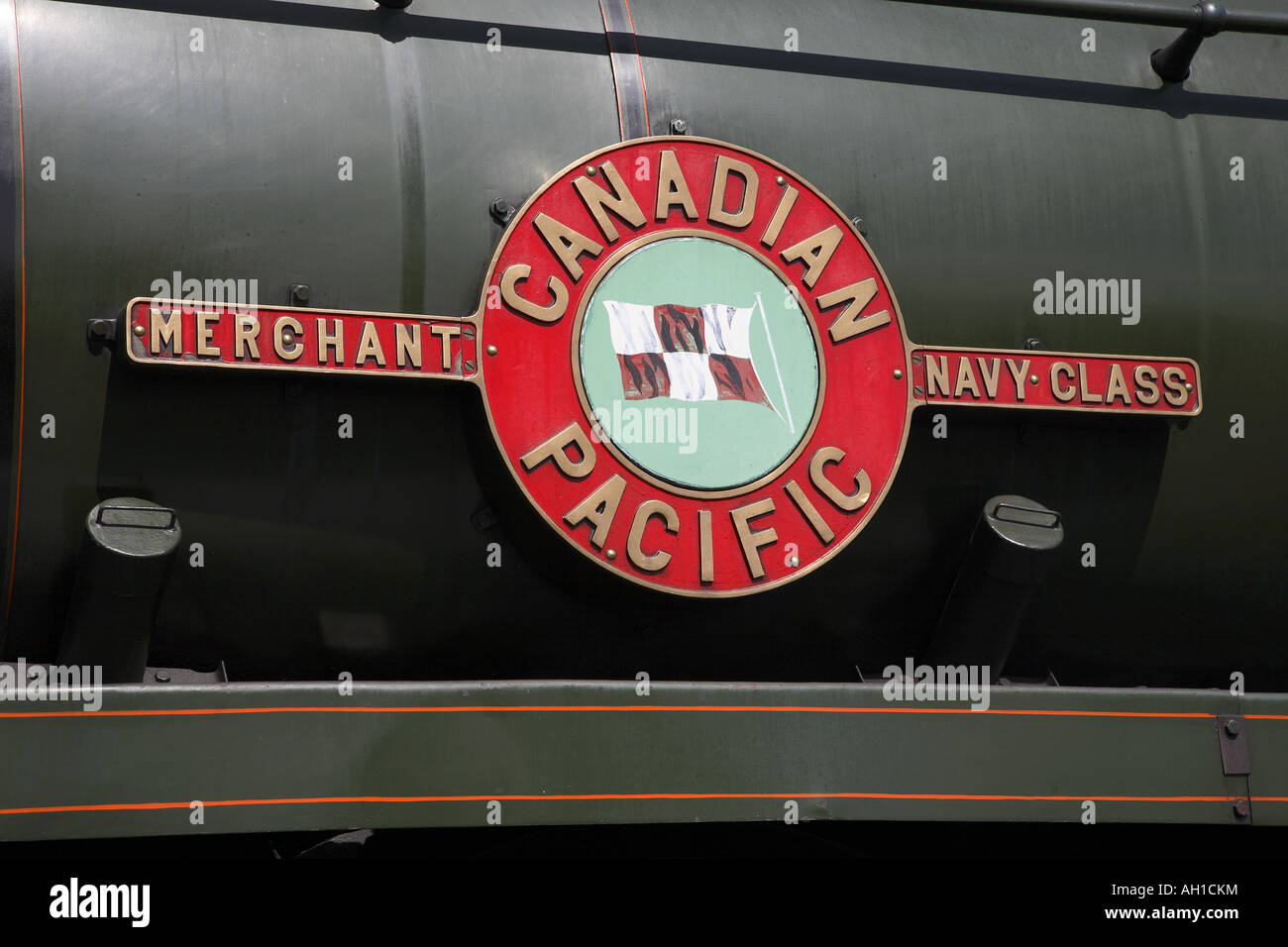 Detail Canadian Pacific Engine on Watercress Line, Alresford, Hampshire ...