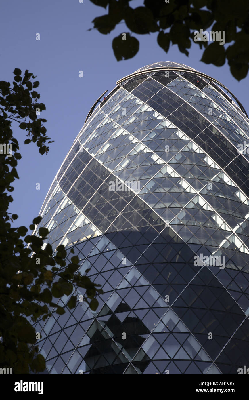 The Gerkin, 30 St Mary Axe, The City, London, England, UK Stock Photo ...