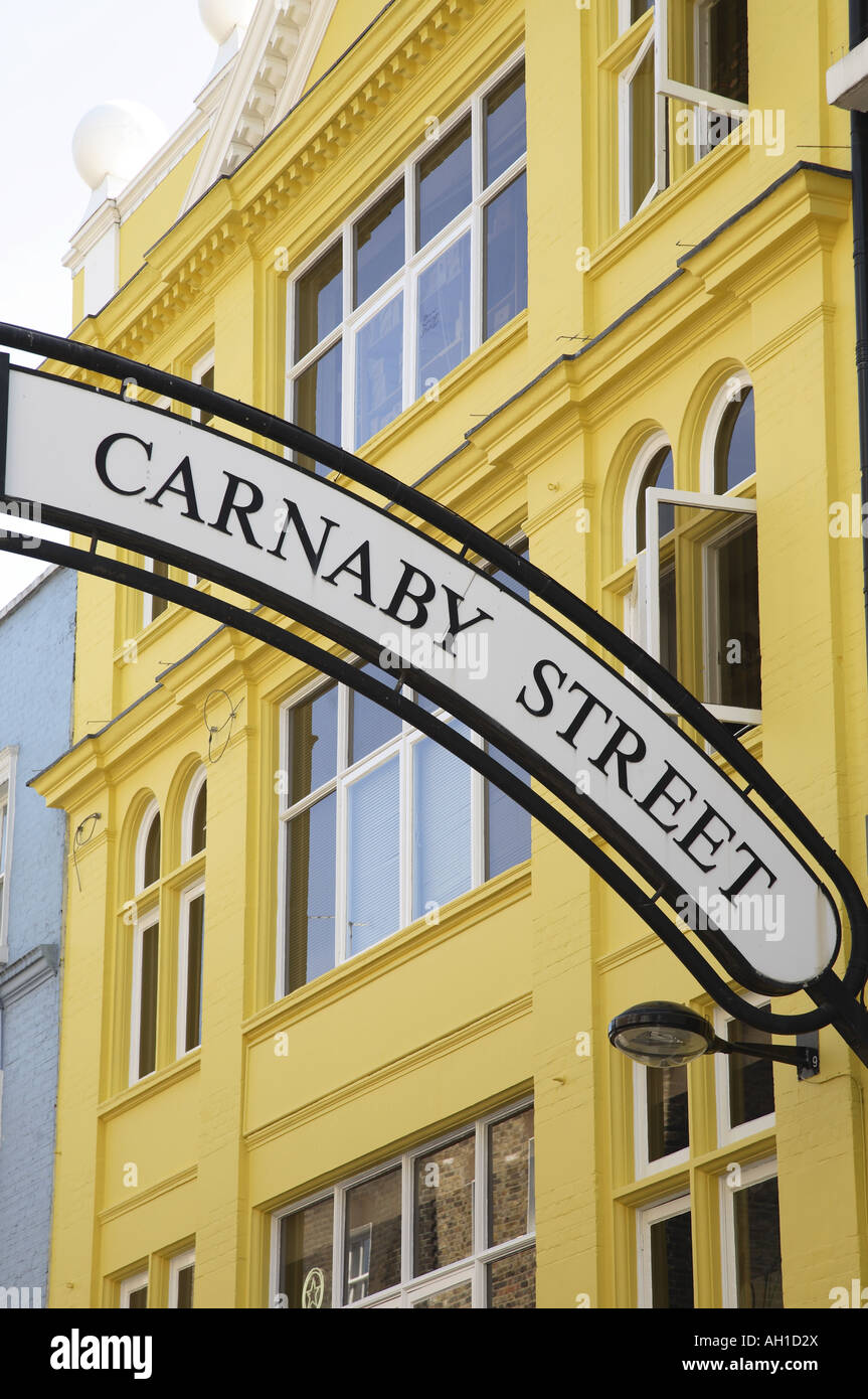 Carnaby Street Sign, London, England, UK Stock Photo - Alamy