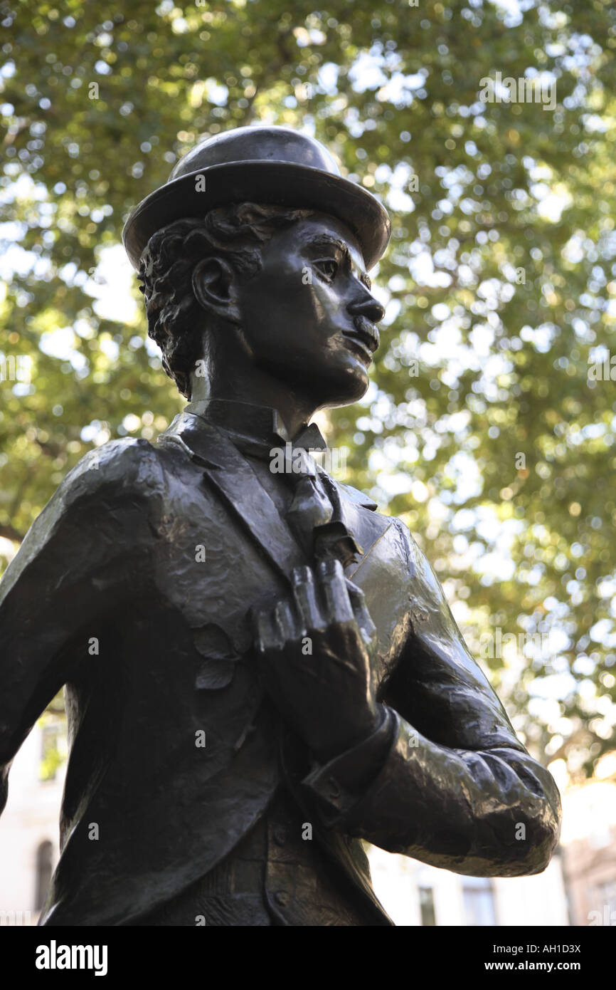 Charlie Chaplin Statue in Leicester Square, London, England, UK Stock ...