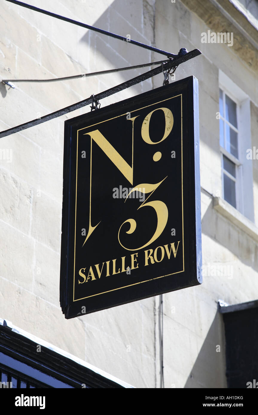 Number Three Shop in Saville Row, Bath, England, UK Stock Photo - Alamy