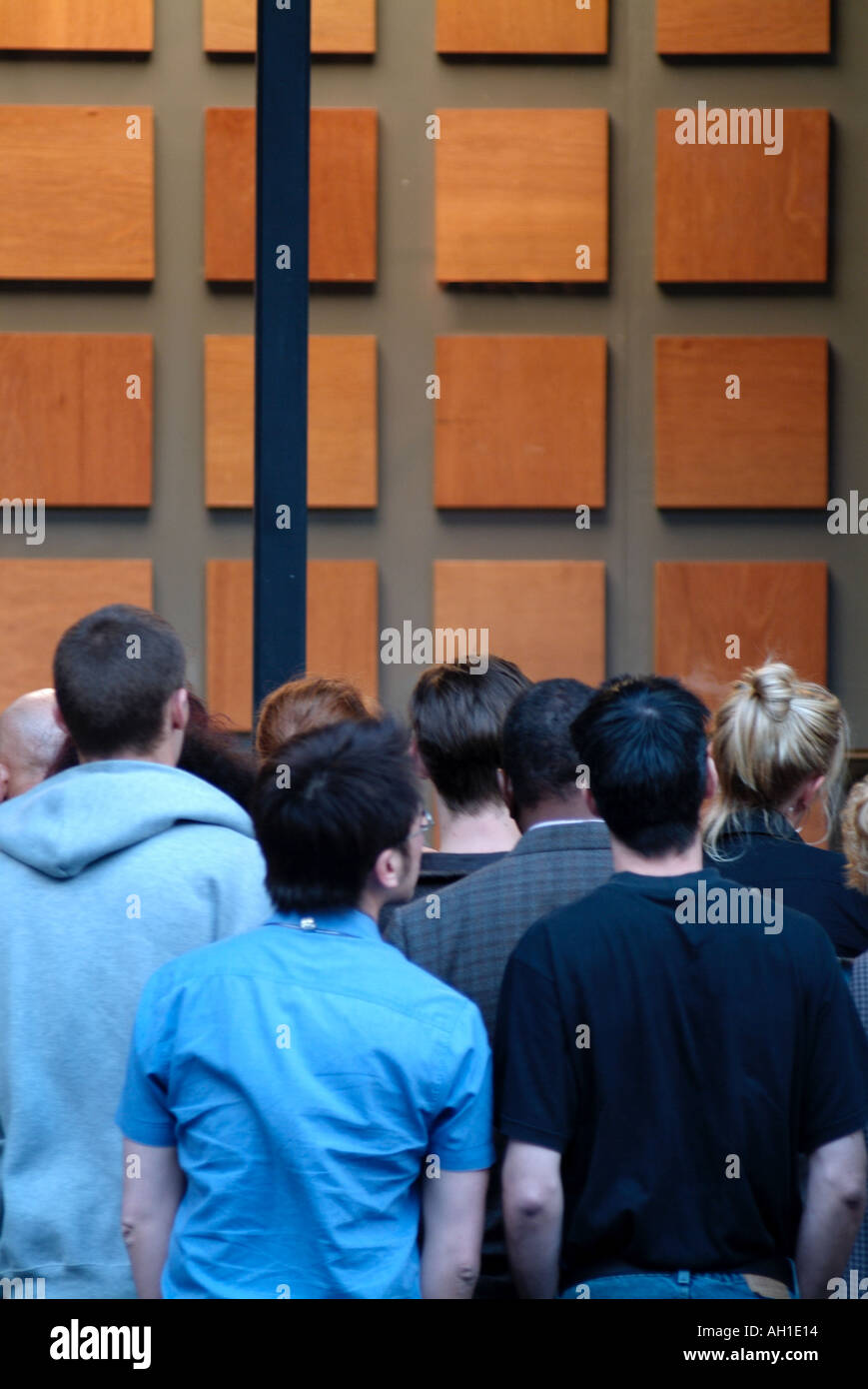 The crowd is anxious hi-res stock photography and images - Alamy