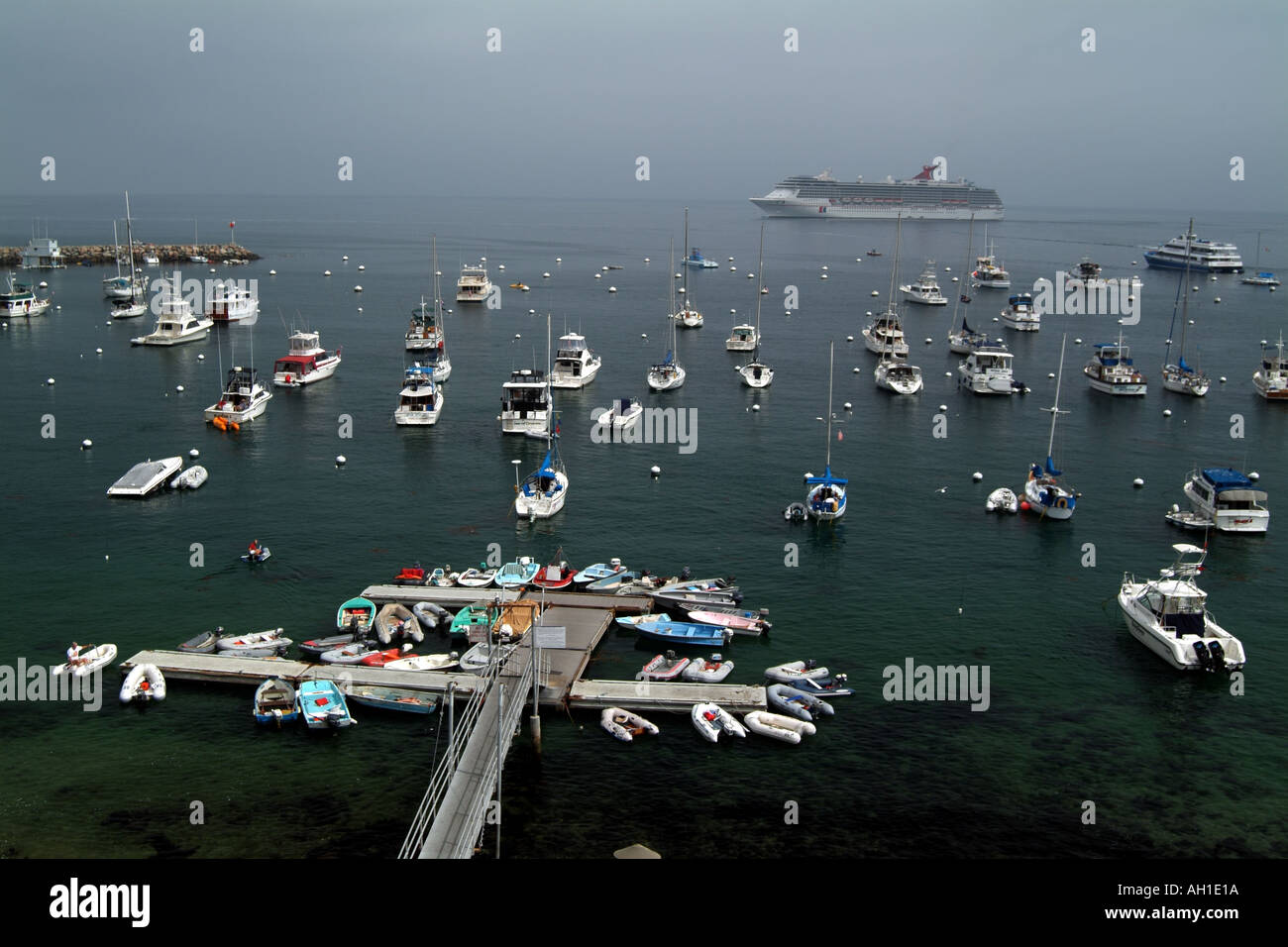 Avalon Harbor Catalina Island Stock Photo - Alamy