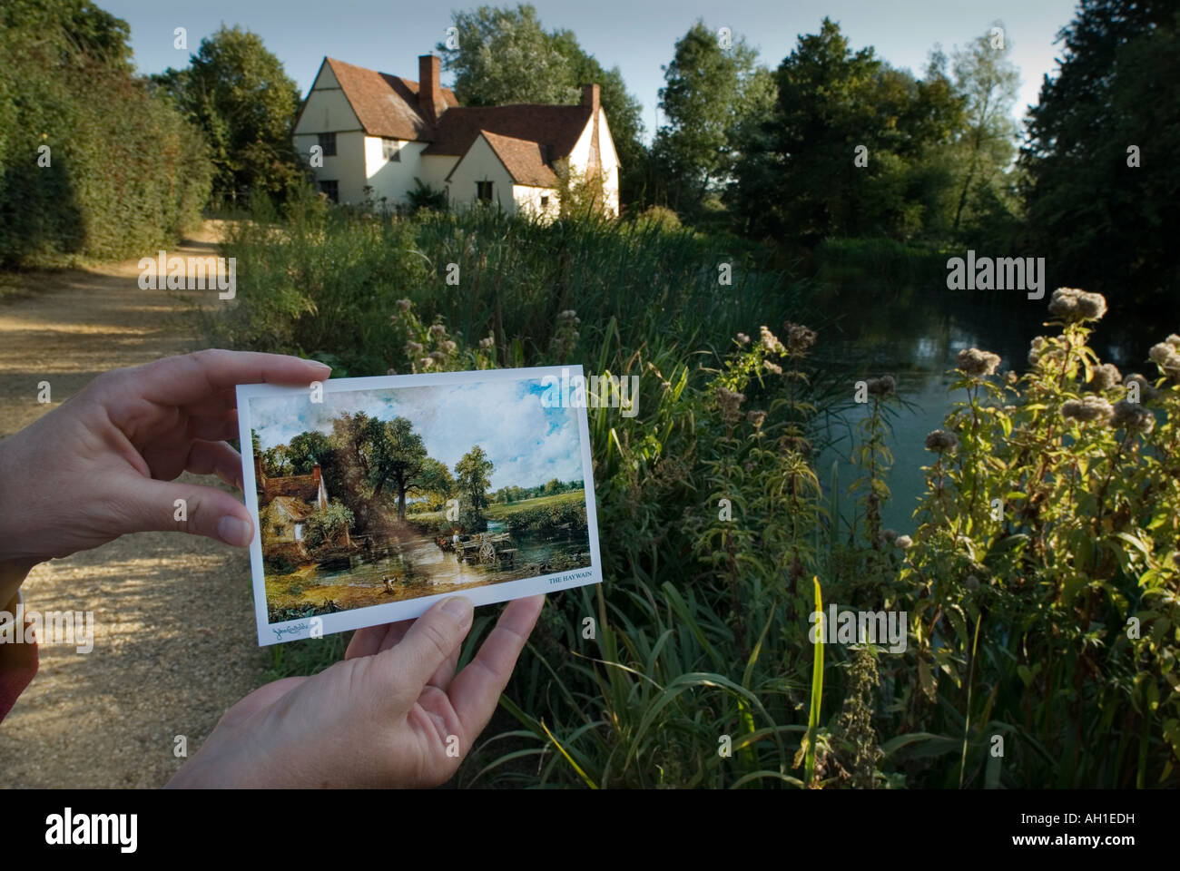 CONSTABLE COUNTRY VIEWS OF THE AREA AROUND FLATFORD MILL ON THE RIVER ...
