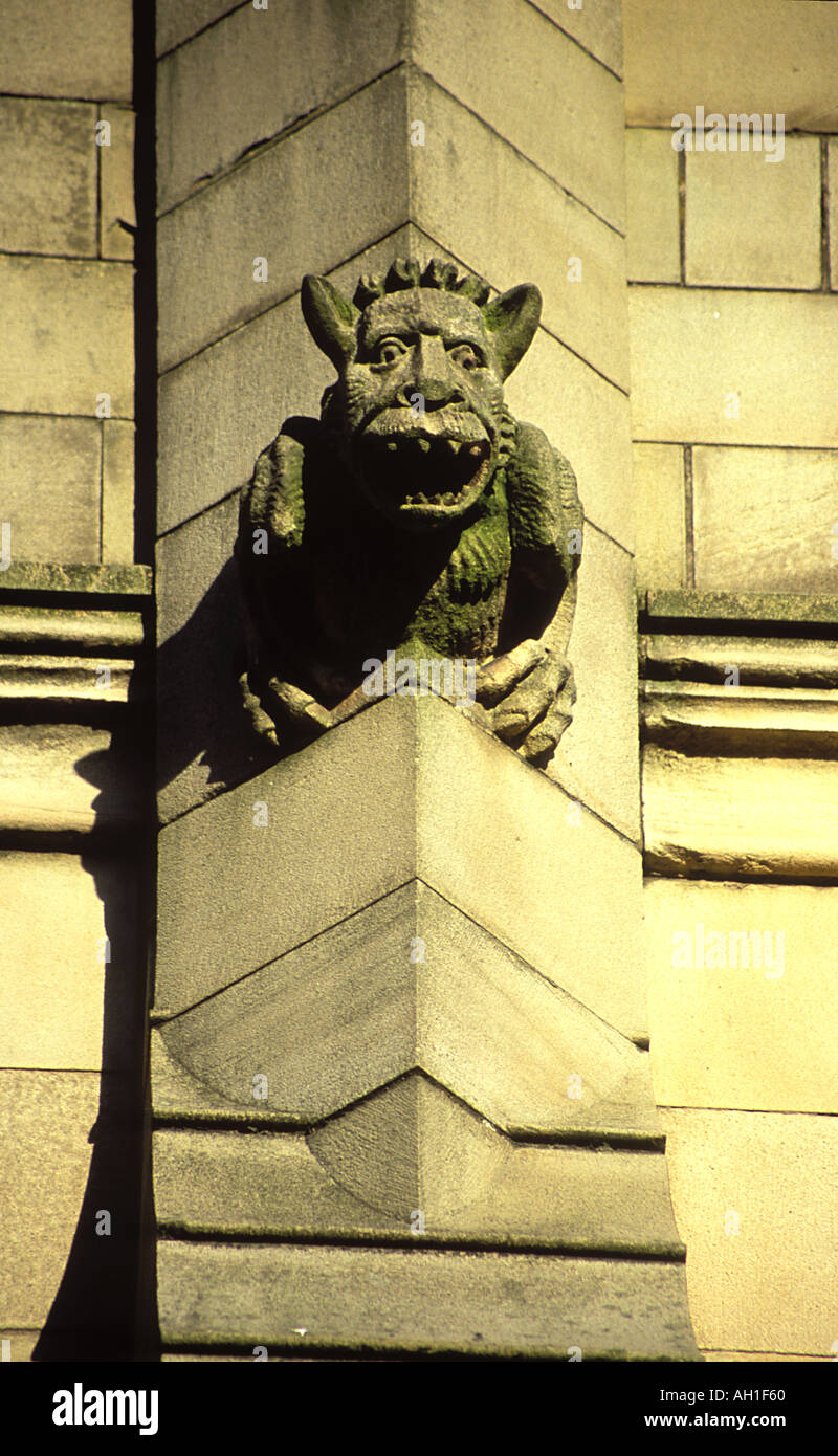 Gargoyle at Holy Trinity Littleborough Parish Church Stock Photo - Alamy