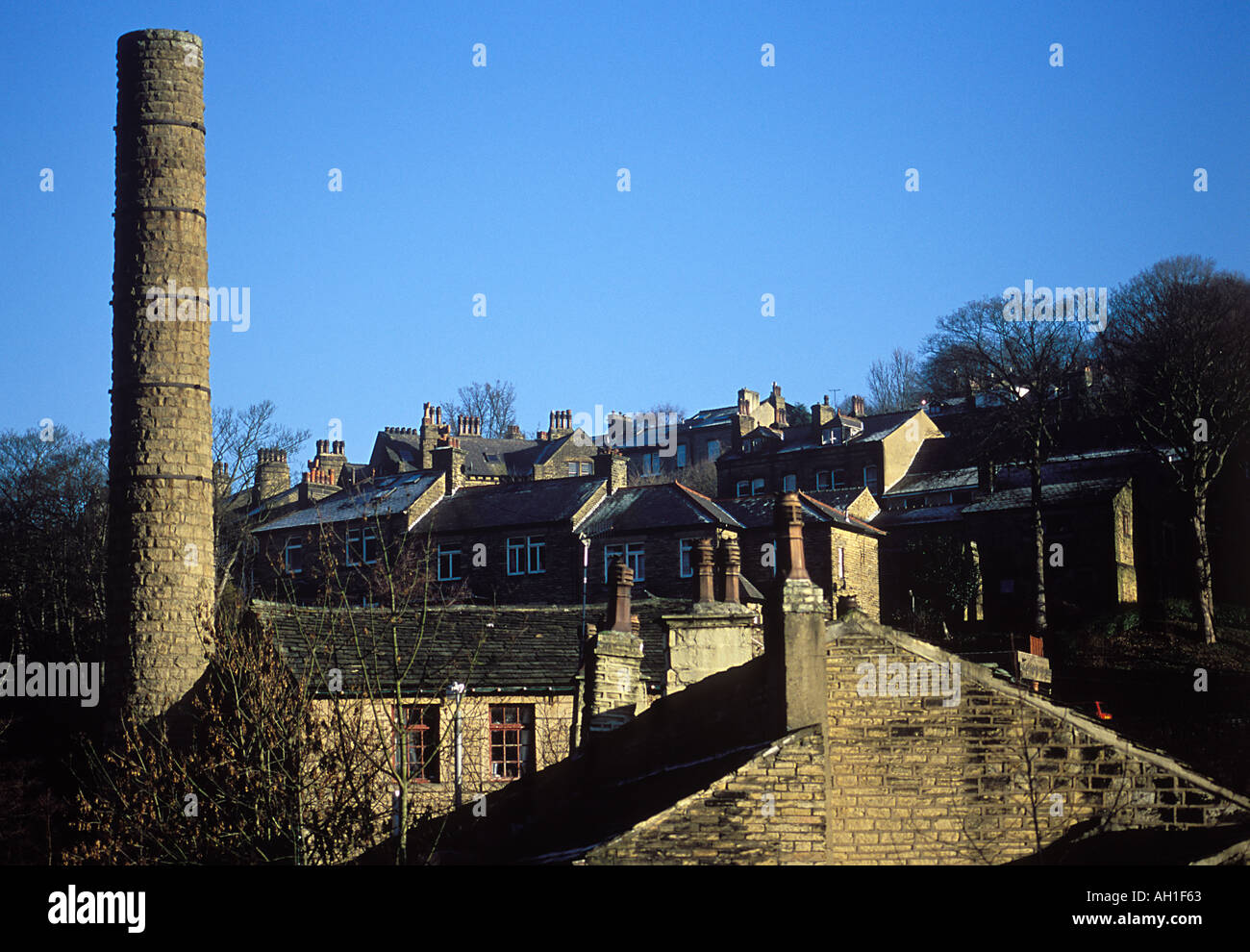 Rooftops over Hebden Bridge West Yorkshire Stock Photo - Alamy