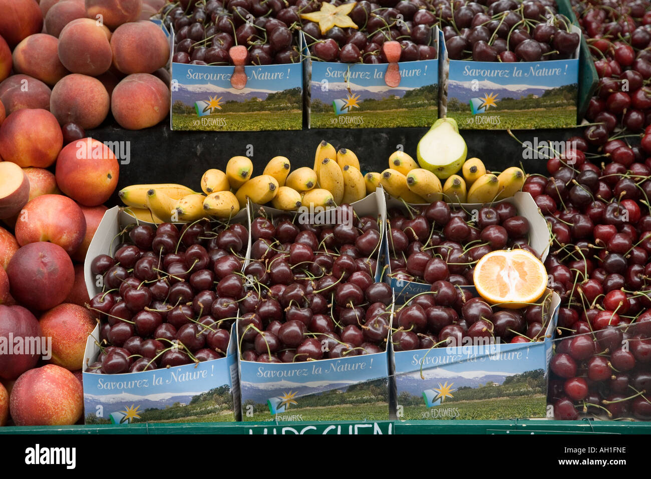 Fruit Stall Heidelberg Germany Europe Stock Photo - Alamy