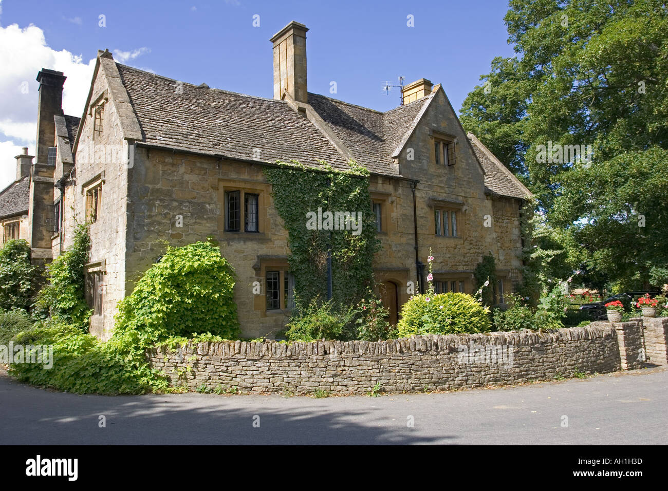 Delightful typical limestone house in hi-res stock photography and ...