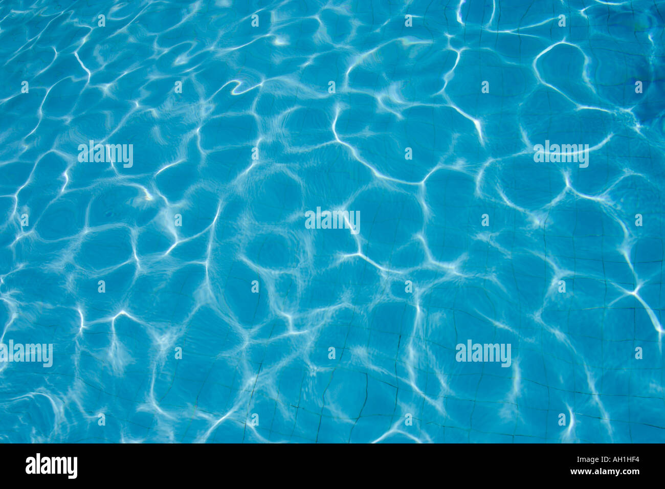 Ripples in the water of a swimming pool Stock Photo - Alamy