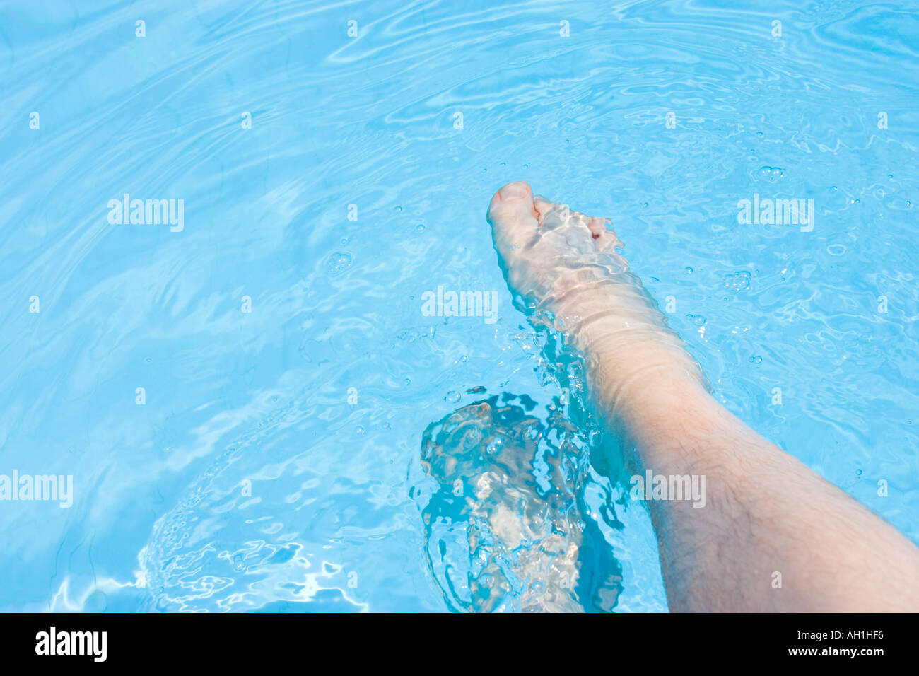 Dipping toe in swimming hi-res stock photography and images - Alamy