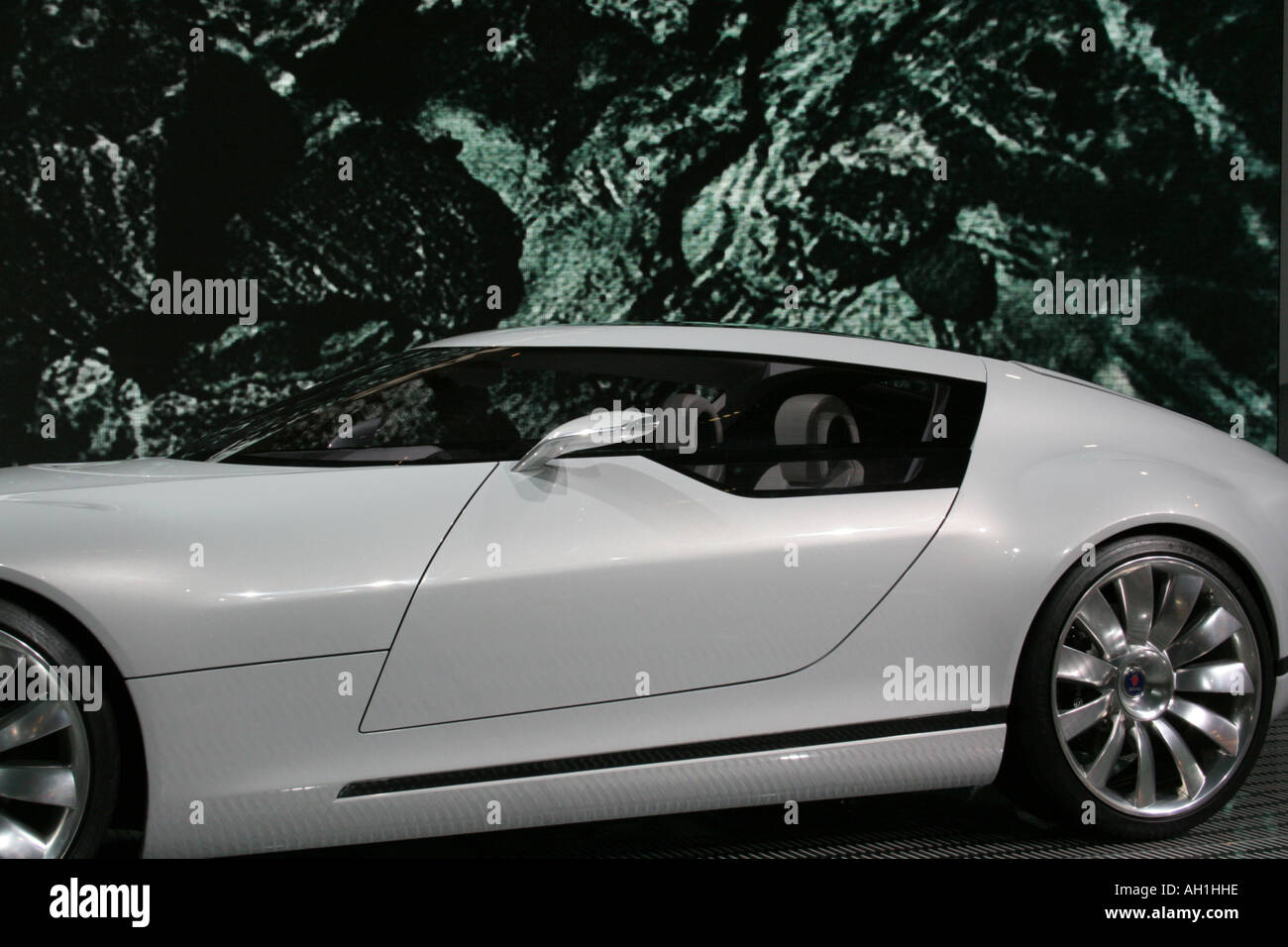 Saab concept car at the British International Motor Show 2006 Stock ...