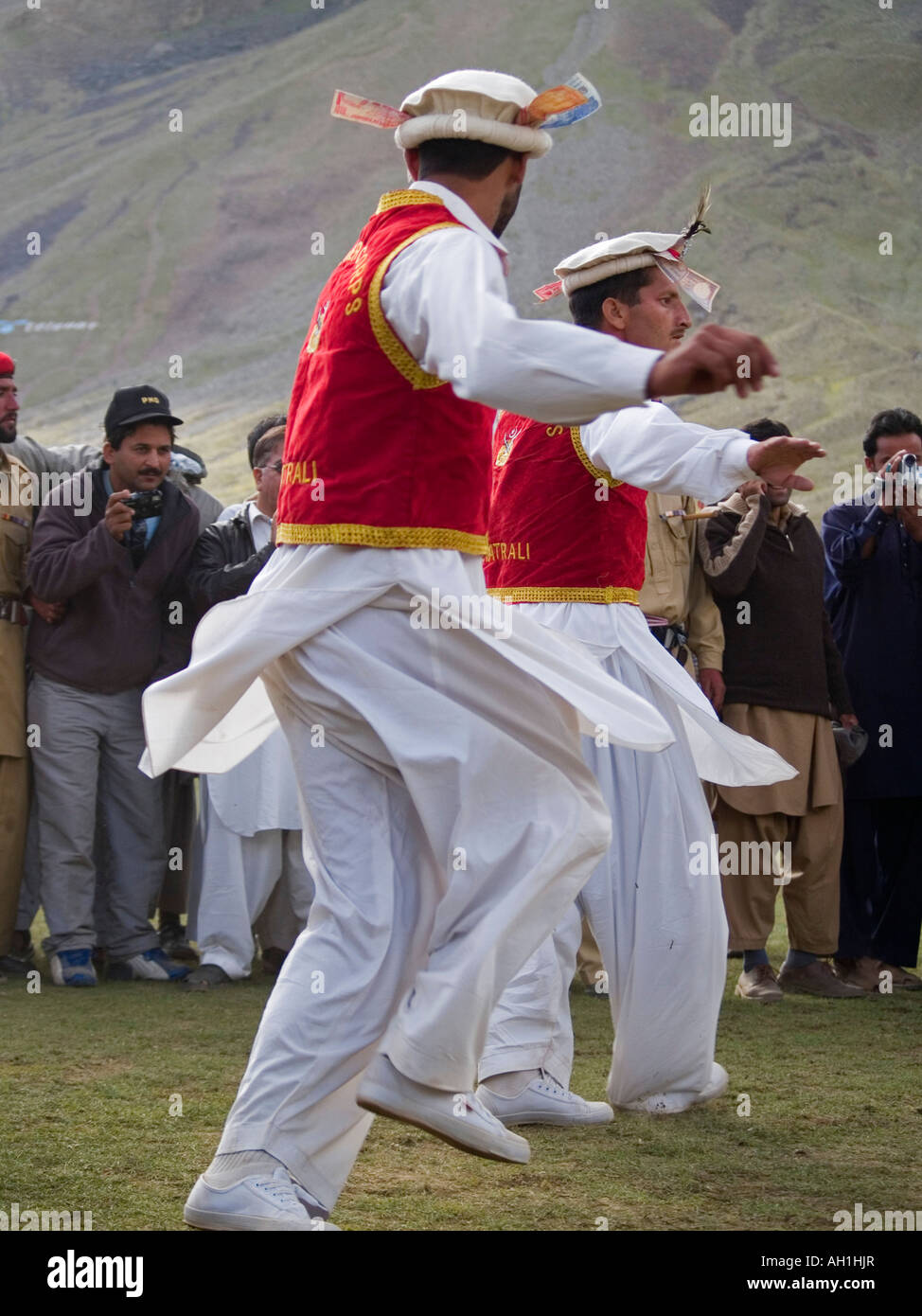 traditional dance at the Shandur Pass Polo Festival Pakistan Stock ...