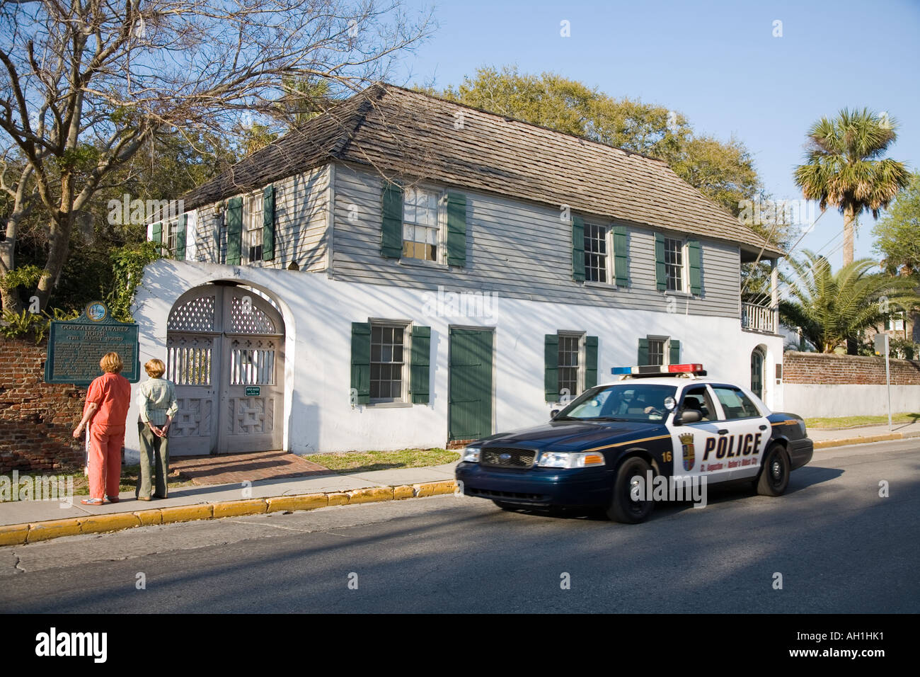 American Police Car Saint Augustine Florida U.S.A Stock Photo - Alamy