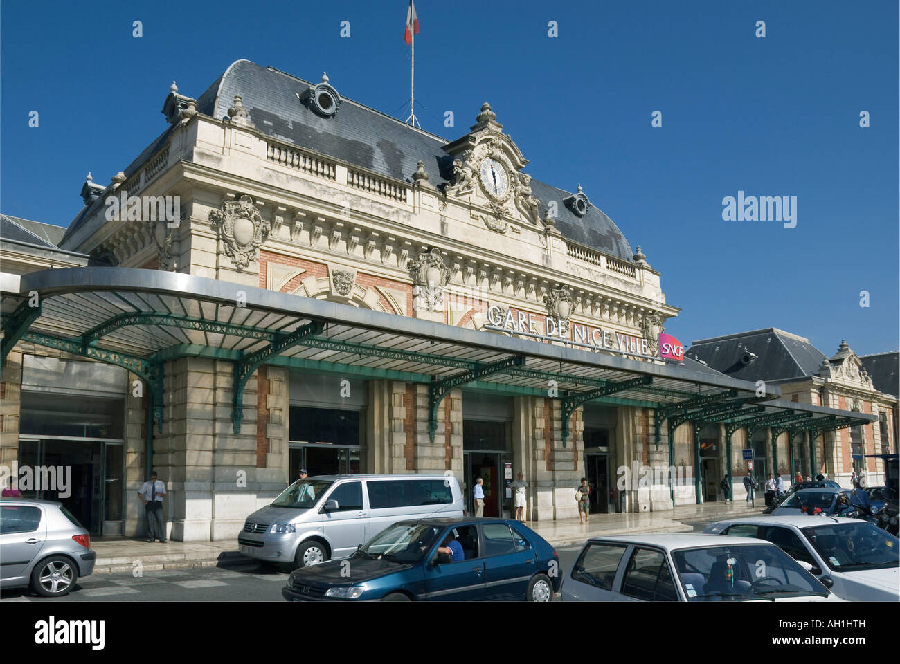 Nice Cote d'Azur France - The SNCF railway station Stock Photo - Alamy