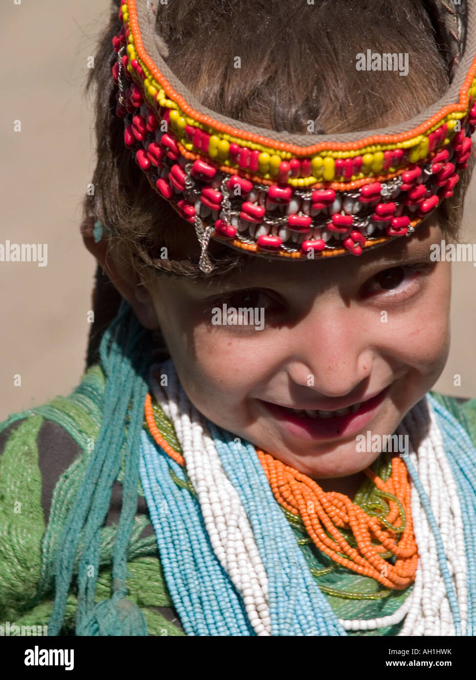 little Kalasha girl Bumburet Valley Pakistan Stock Photo - Alamy