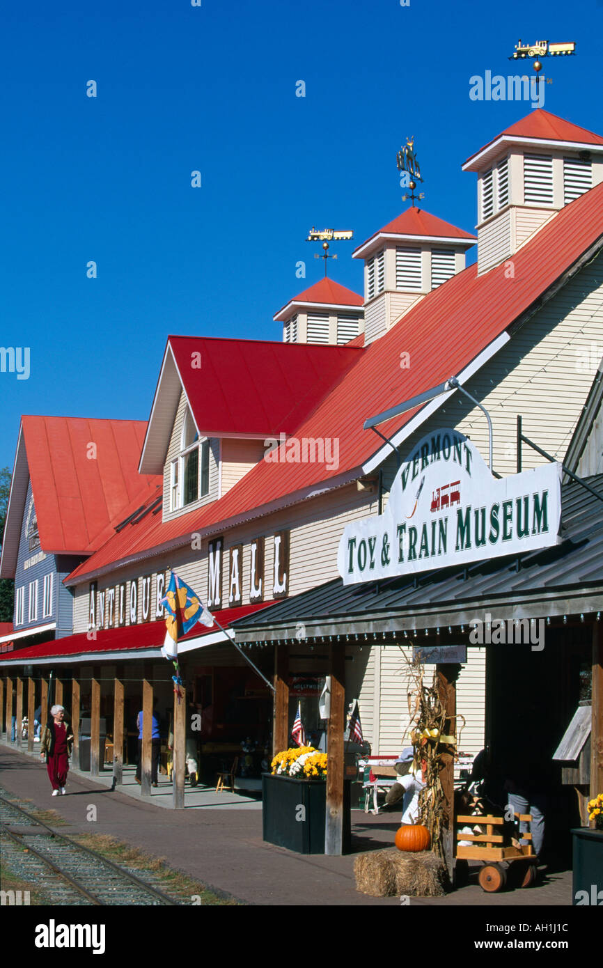 Train Museum Woodstock Quechee Vermont USA Stock Photo - Alamy