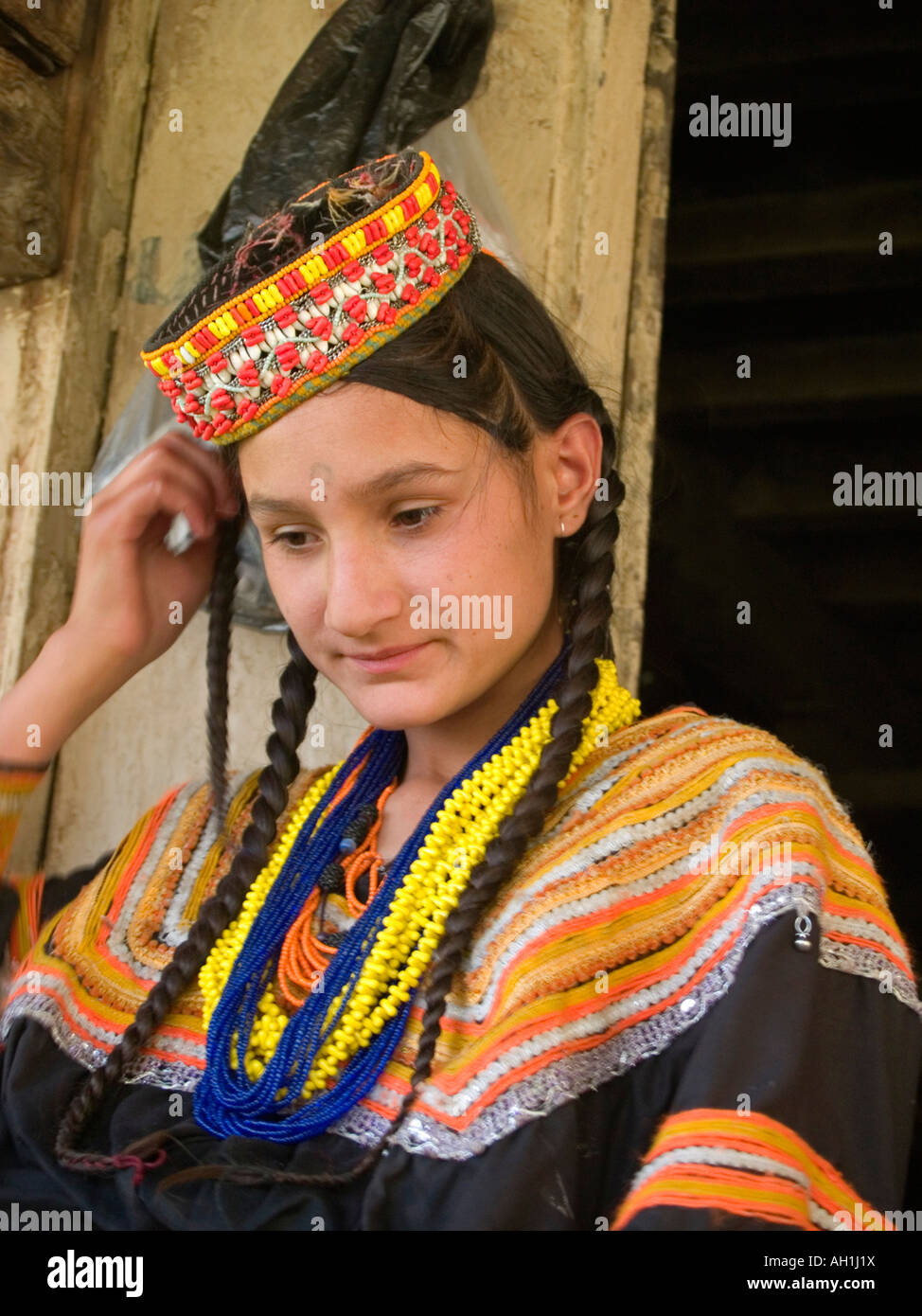 Kalasha girl in thought The Kalasha are an indigenous tribe the only ...