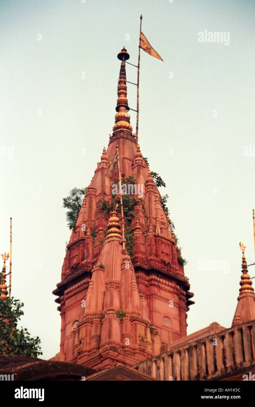 Hindu temple Varanasi India IN04 3 Stock Photo - Alamy