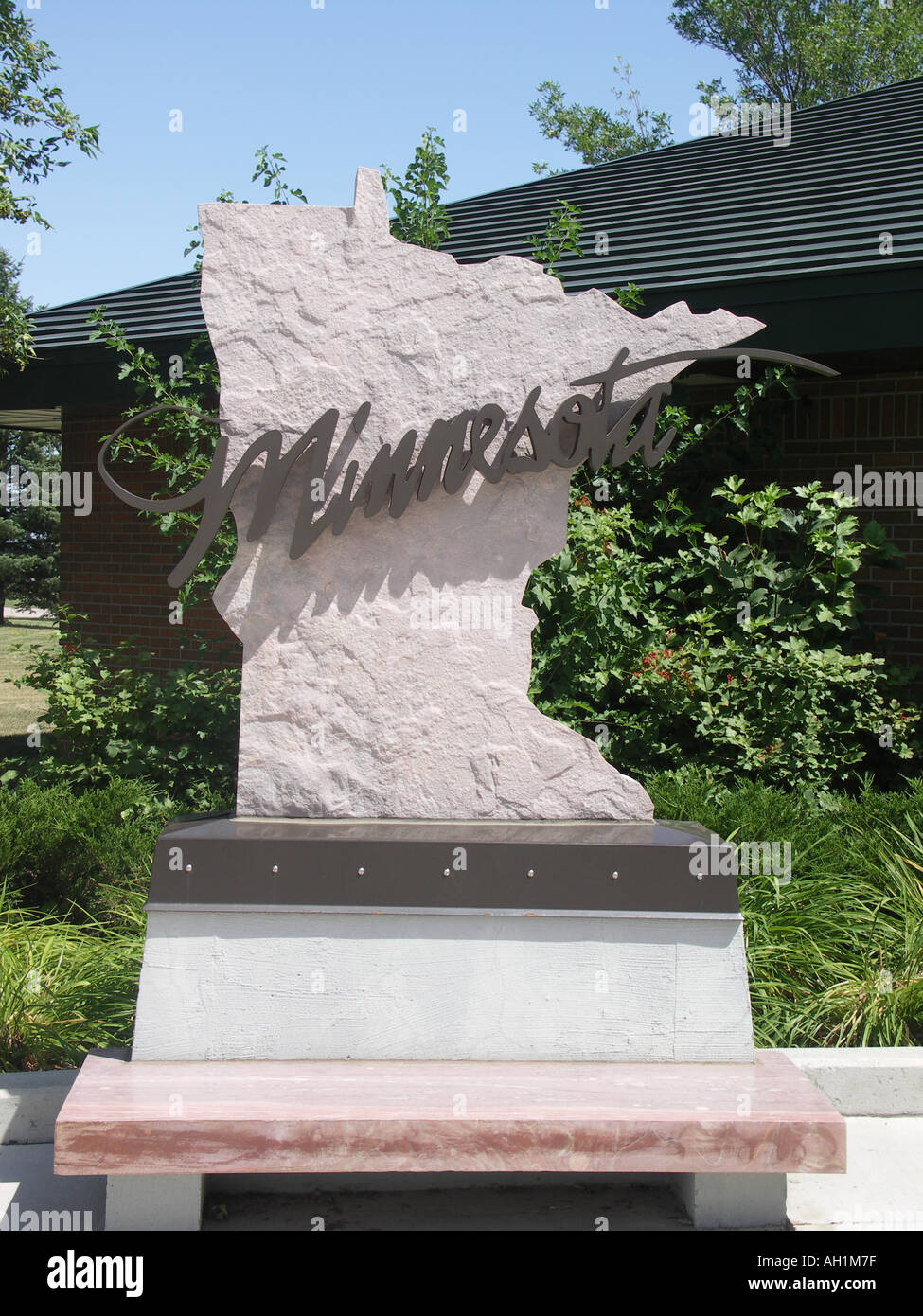 Minnesota Welcome Sign Stock Photo - Alamy