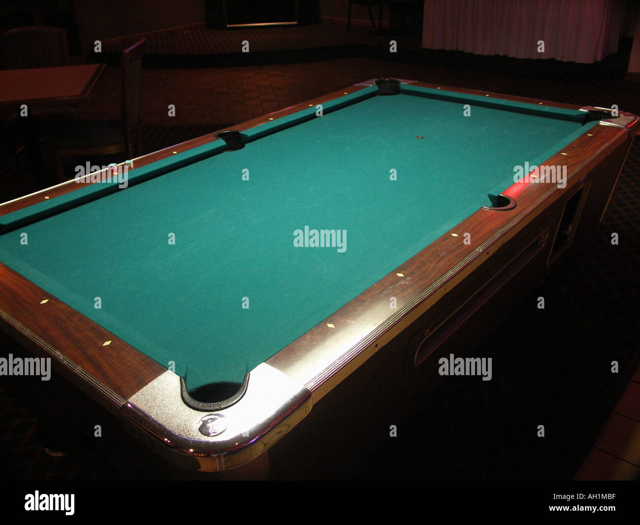 Billiards green empty hi-res stock photography and images - Alamy