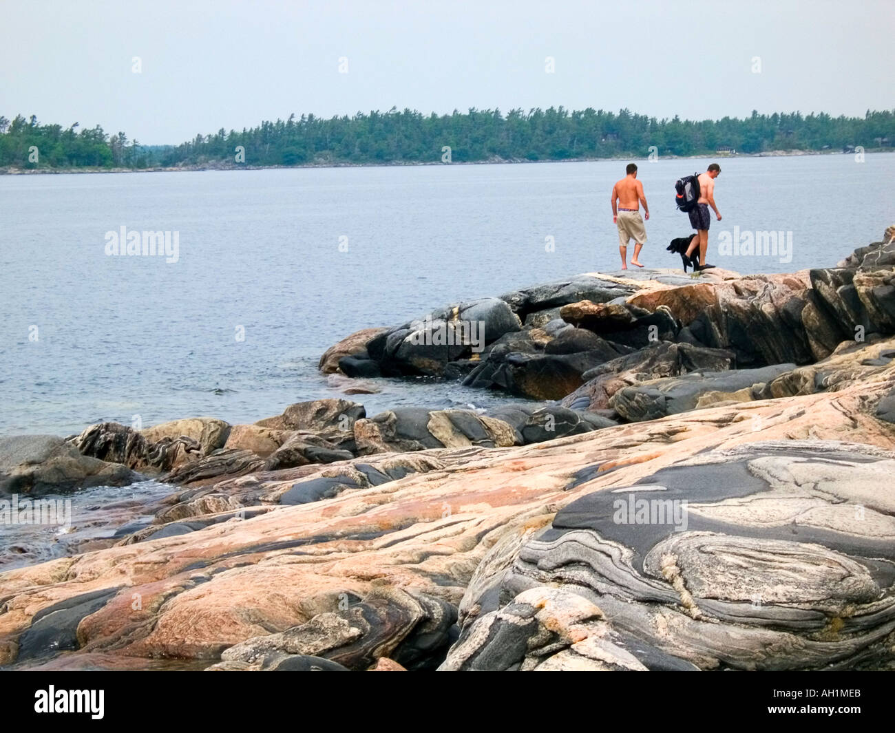Wreck Island in Georgian Bay Stock Photo - Alamy