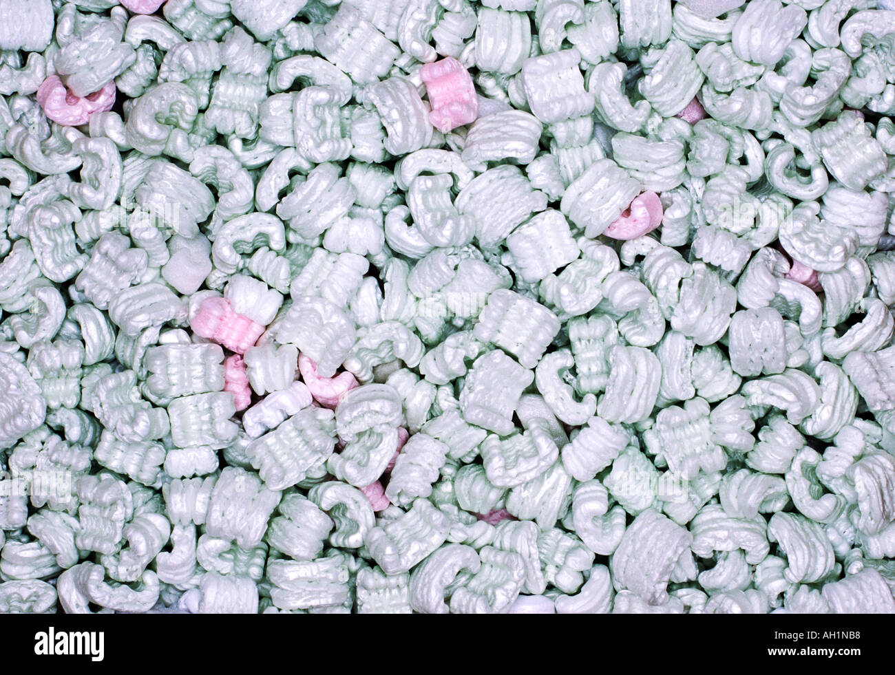 Many seamless texture of colored Styrofoam plastic packing beans still ...