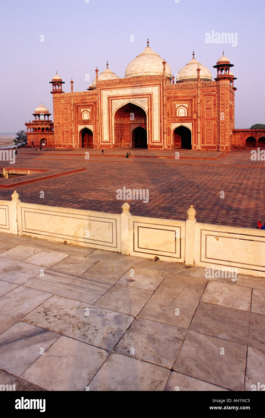 One of the mosques Muslim religion as seen from the granite pavement of ...