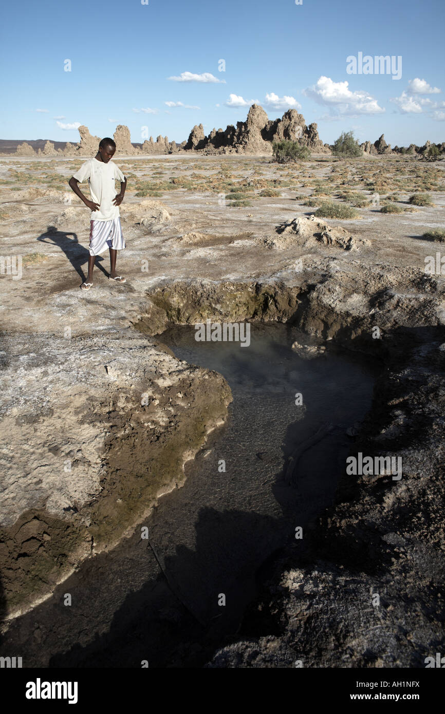 Lac Abbe, Djibouti, Africa Stock Photo - Alamy