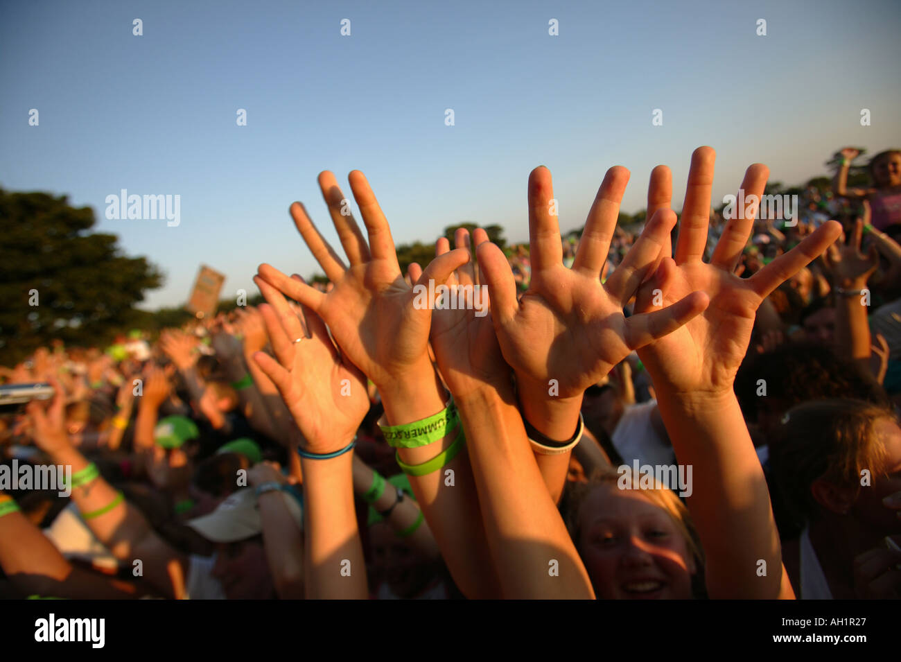 Collective euphoria hi-res stock photography and images - Alamy