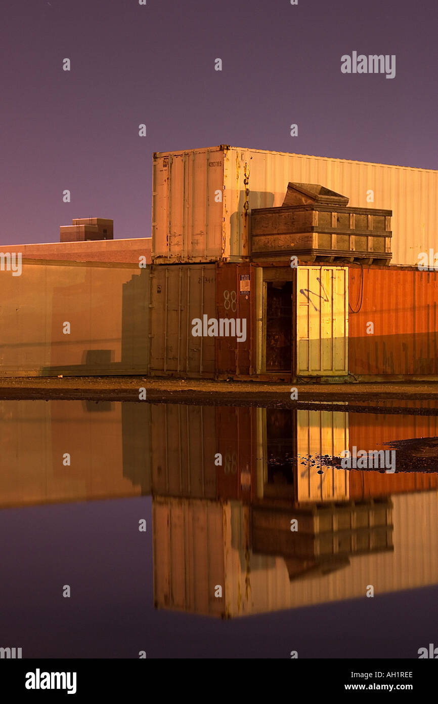 Shipping container doors open hi-res stock photography and images - Alamy