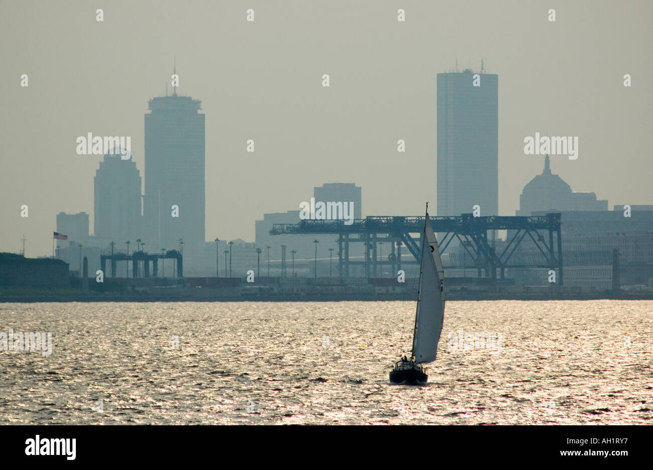 Massachusetts bay scene Stock Photo - Alamy