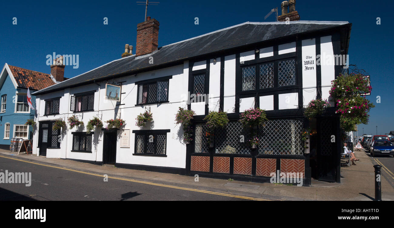Seaside sea aldeburgh suffolk mill inn pub drink refreshment building ...